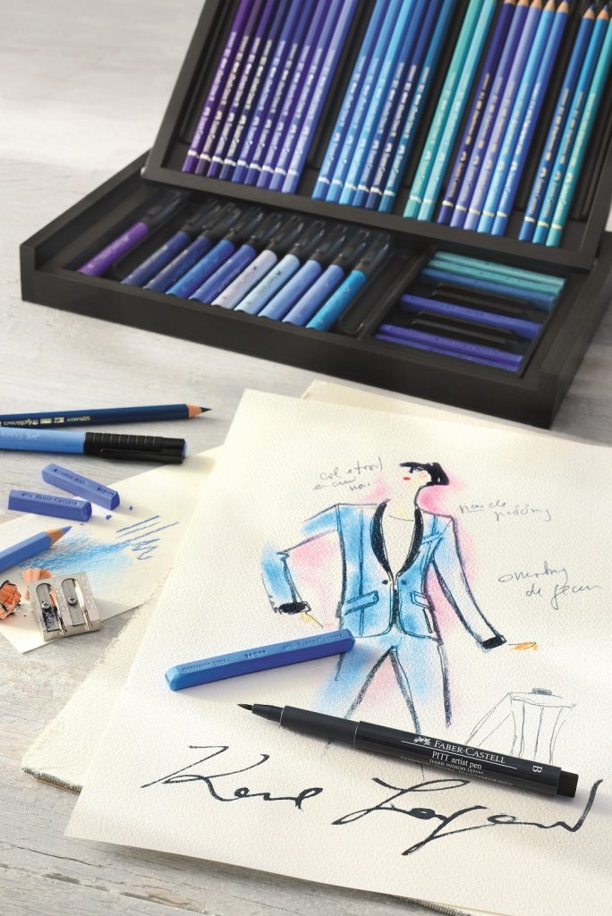 Karl Lagerfeld and Faber-Castell launch the Karlbox collection of ...
