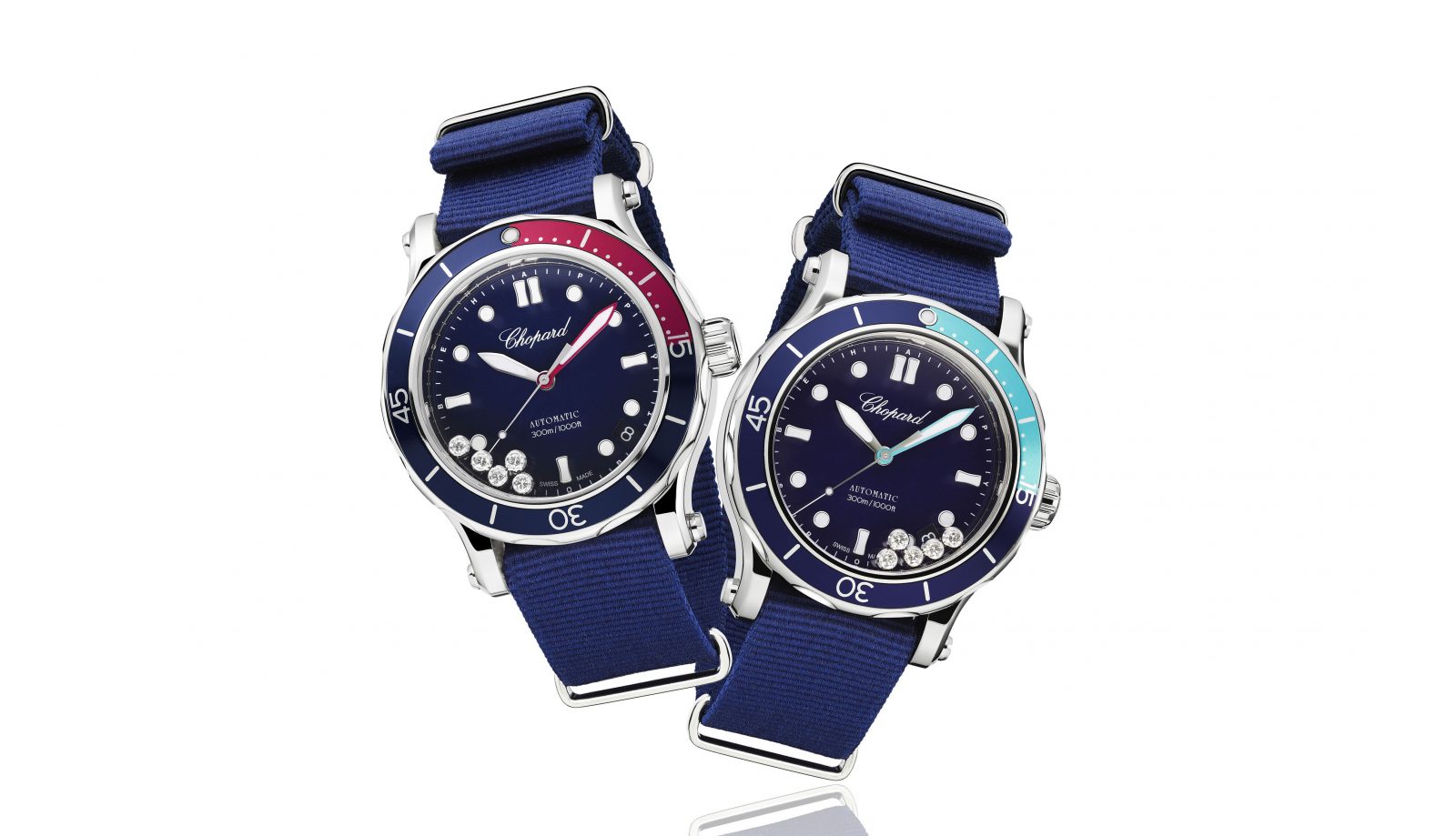 Face Time: Chopard Happy Ocean is a dive watch with floating diamonds ...