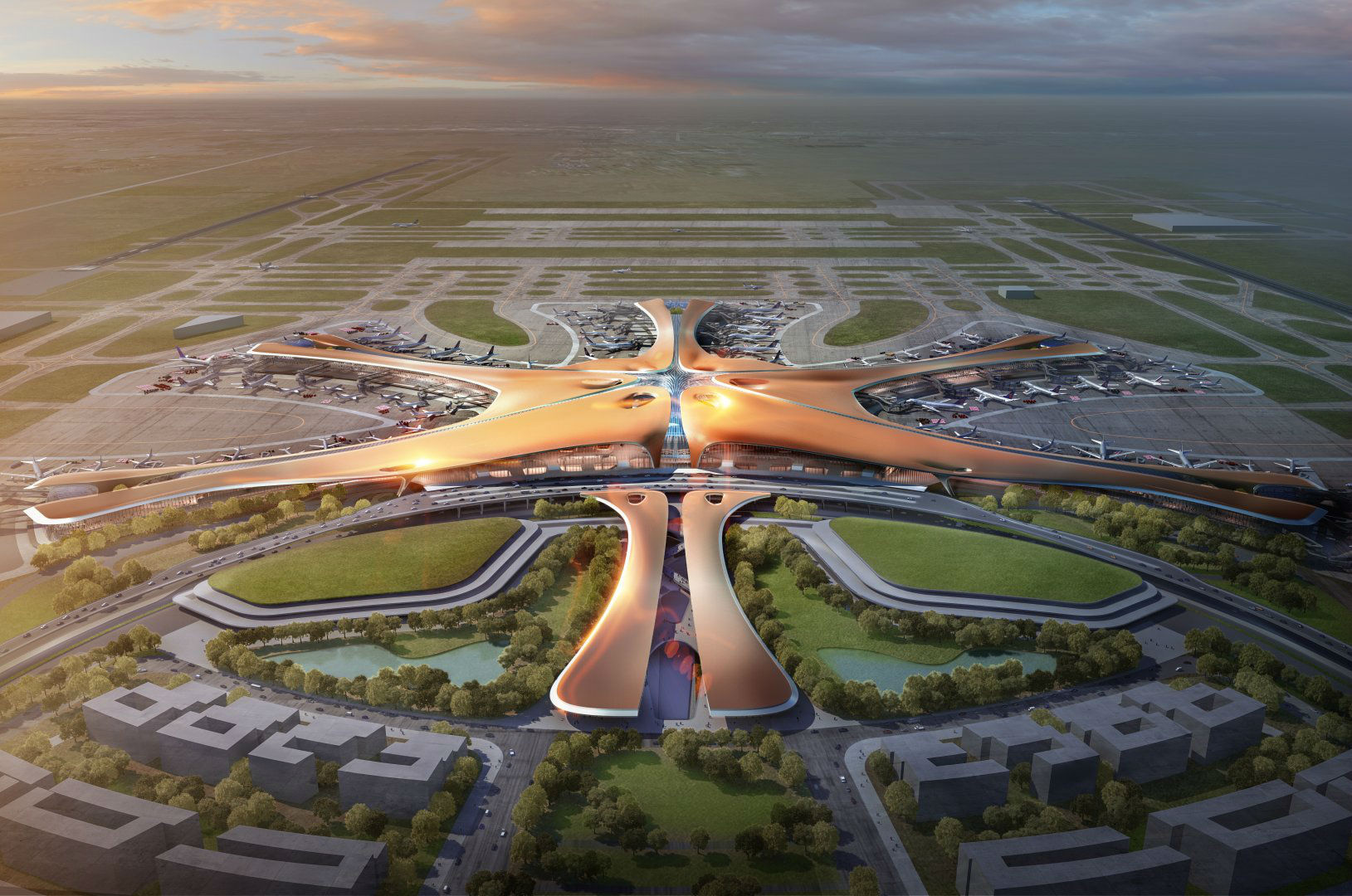 Zaha Hadid Architects has designed the world's biggest airport ...