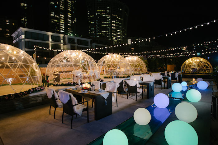 Dine in a snowy winter wonderland at Igloo, newly opened at The Pulse ...