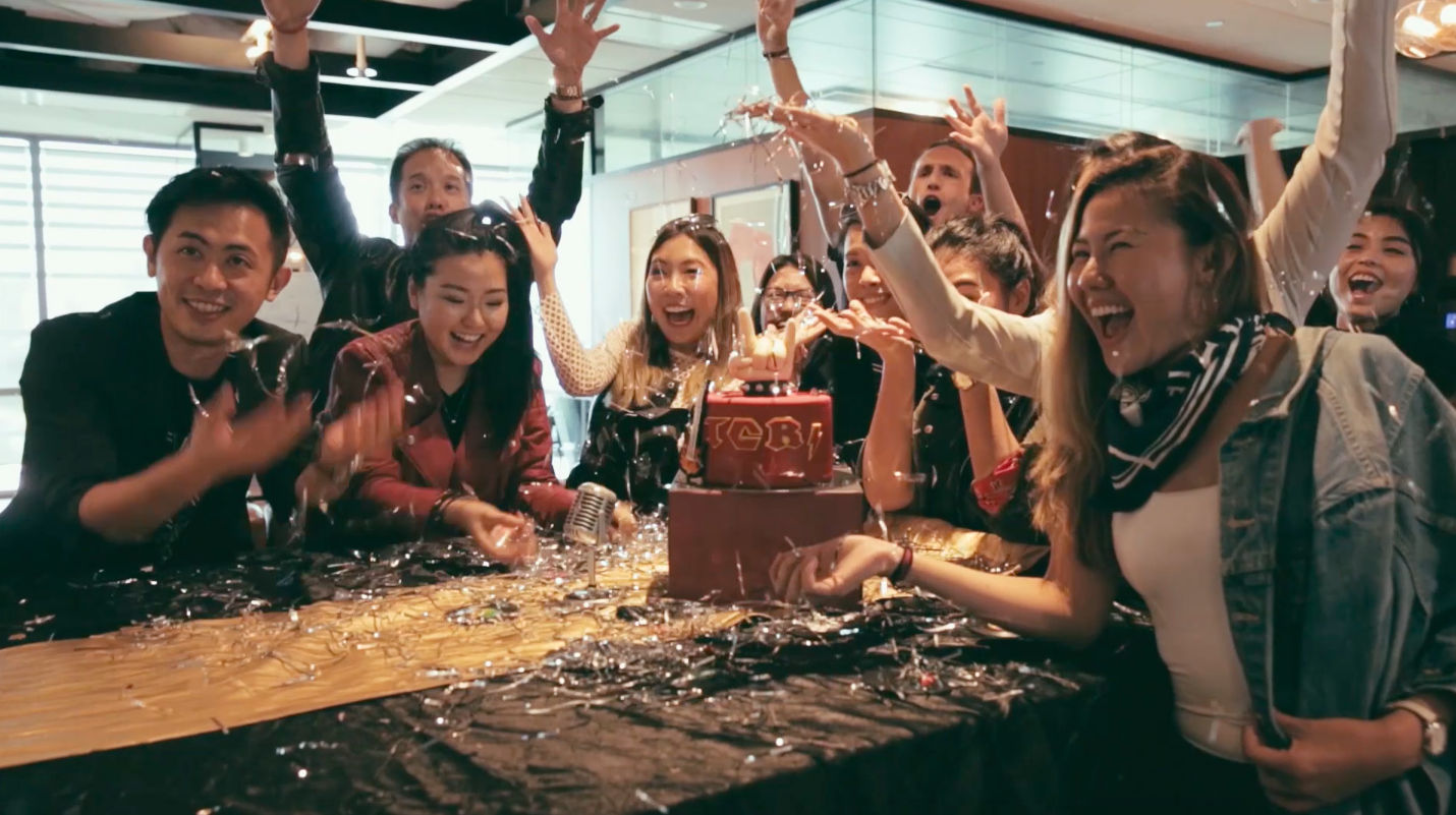 Video: The Great Room rocks out with its crew at the Rock Out party