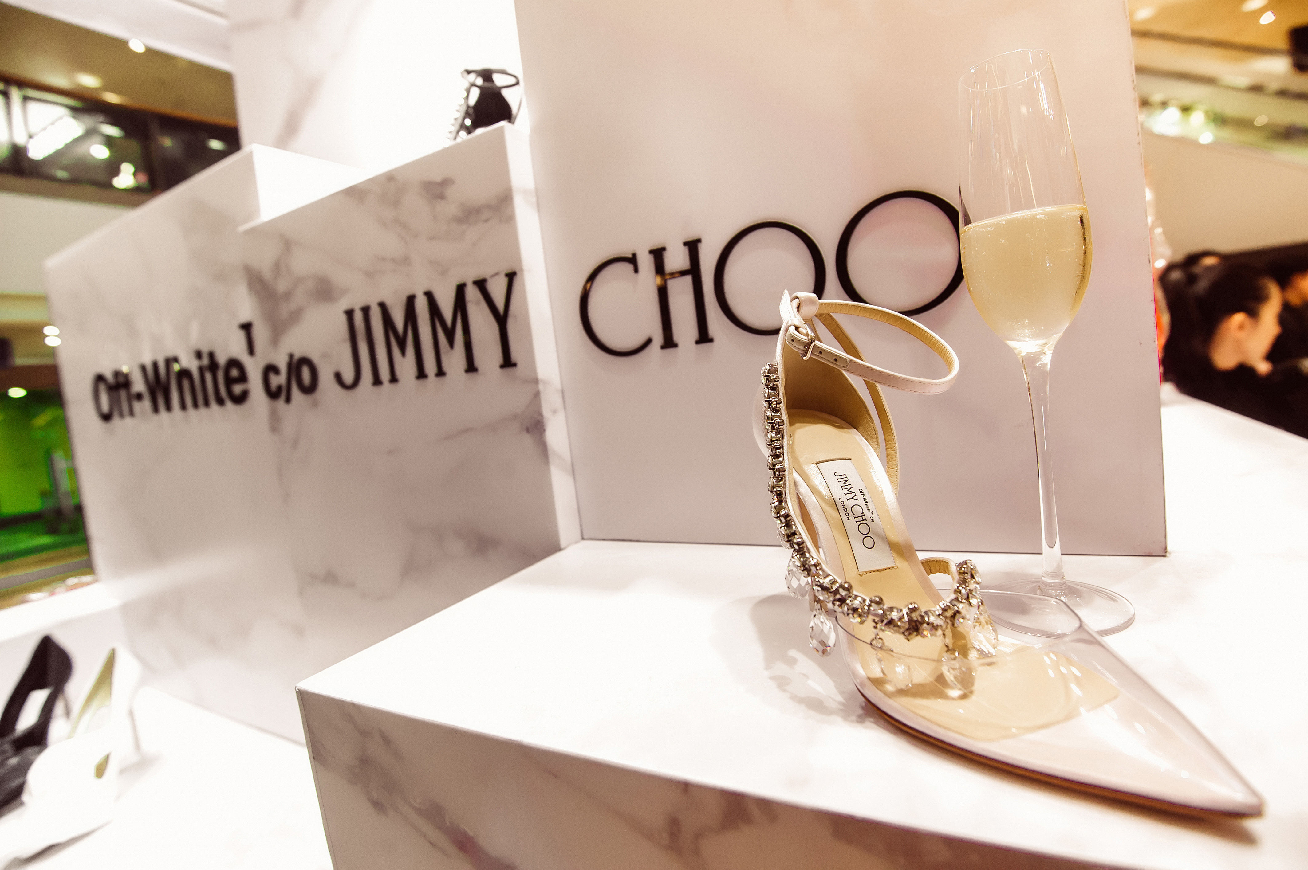 Off-White x Jimmy Choo exhibition launch party