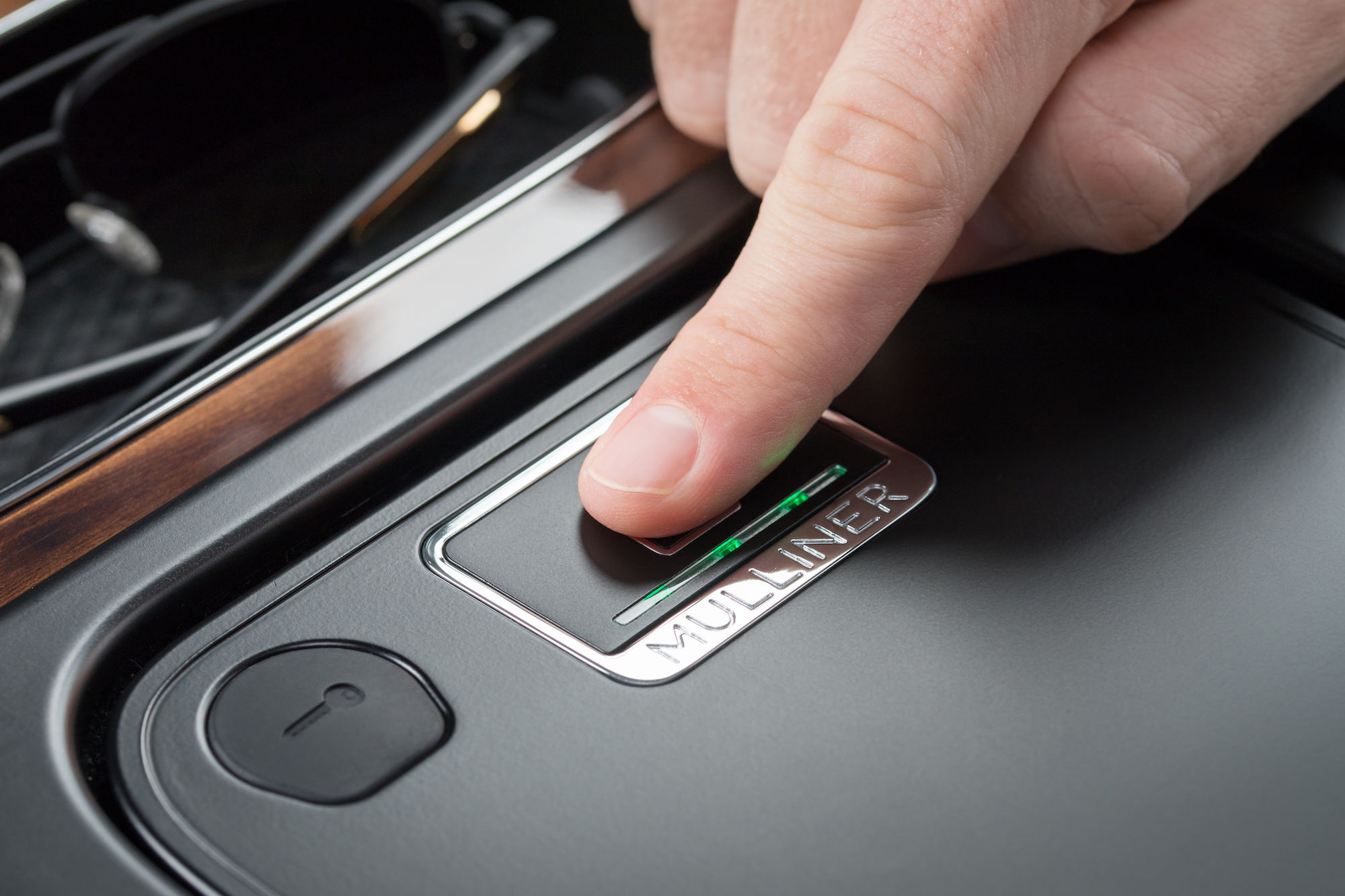 Bentley now has a fingerprint safe in the Bentayga for your valuables