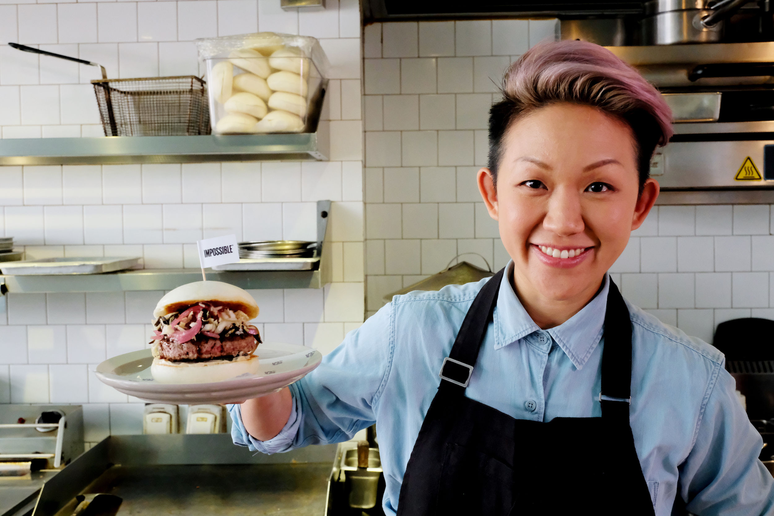 Chef May Chow partners with Impossible Foods to create a plant-based bao