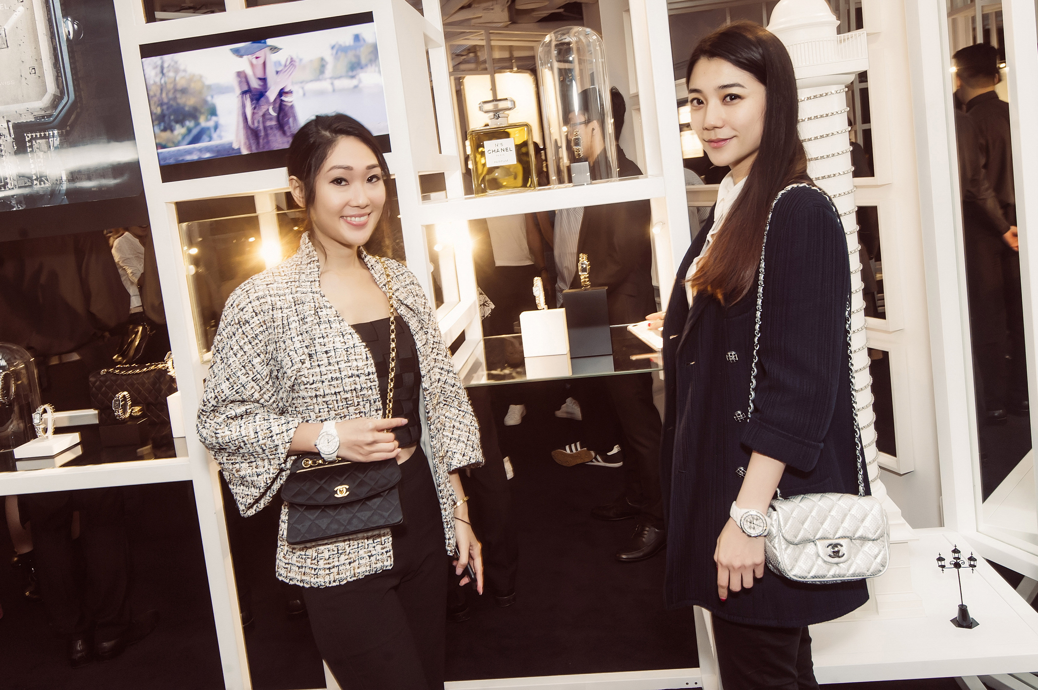 Chanel's 'Le Temps Chanel' watch exhibition launch party