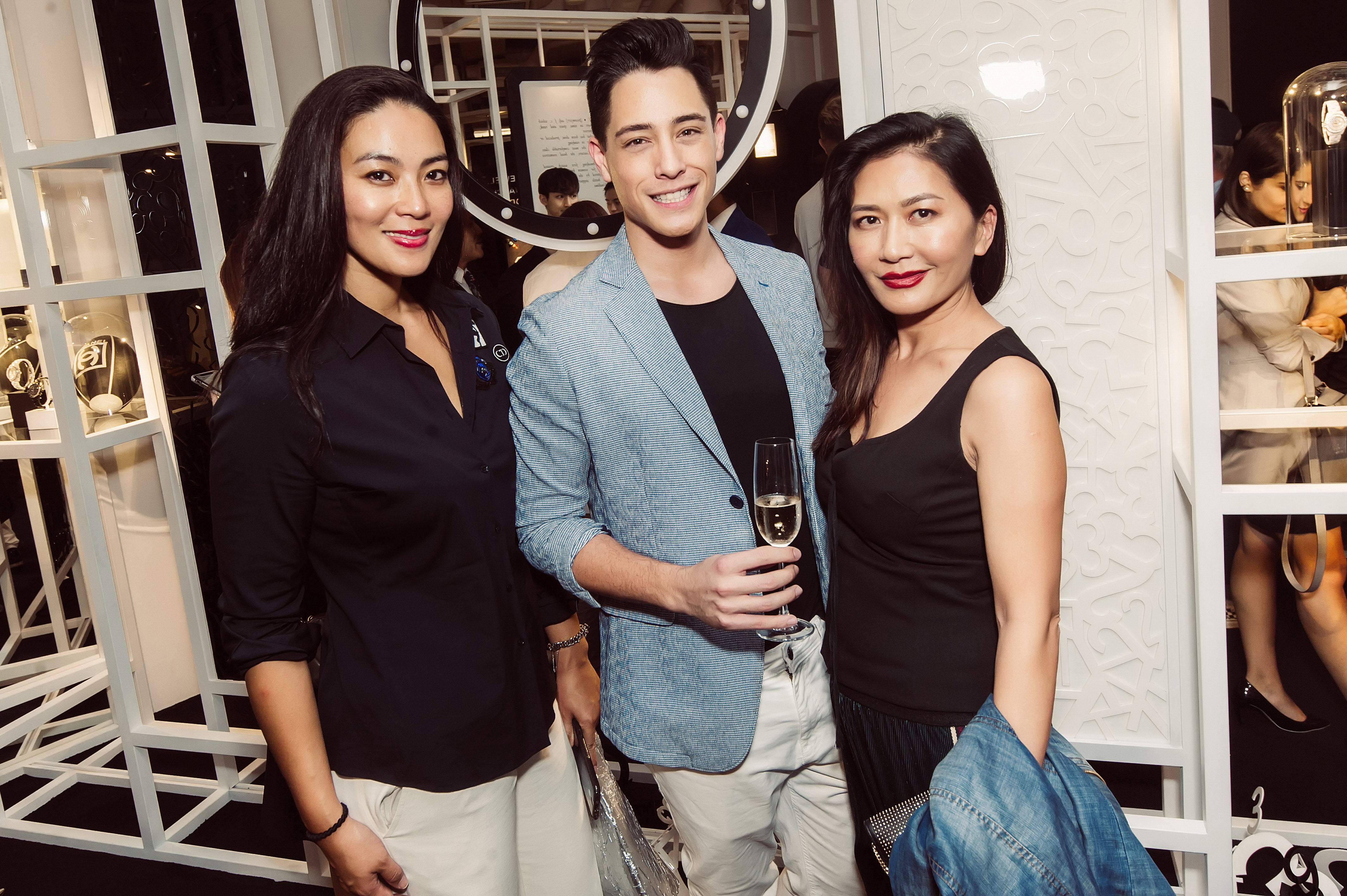 Chanel's 'Le Temps Chanel' watch exhibition launch party