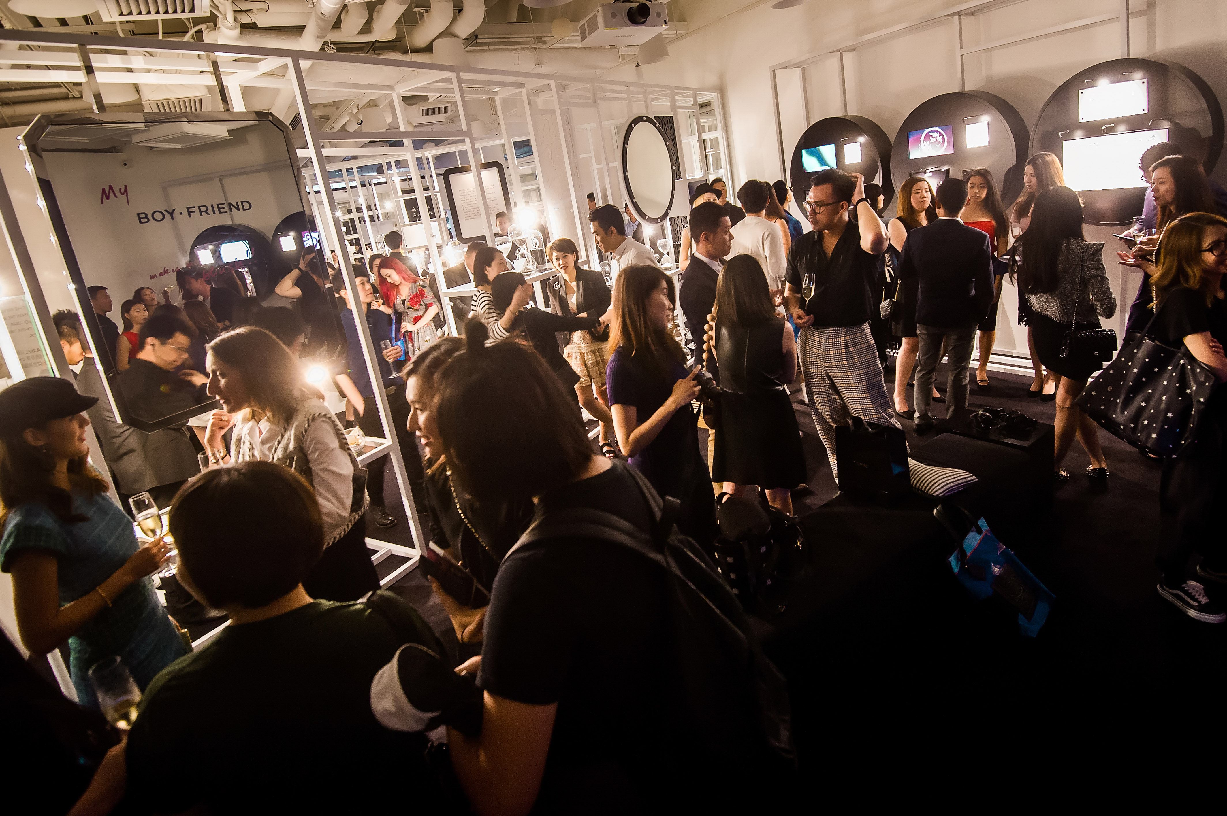 Chanel's 'Le Temps Chanel' watch exhibition launch party