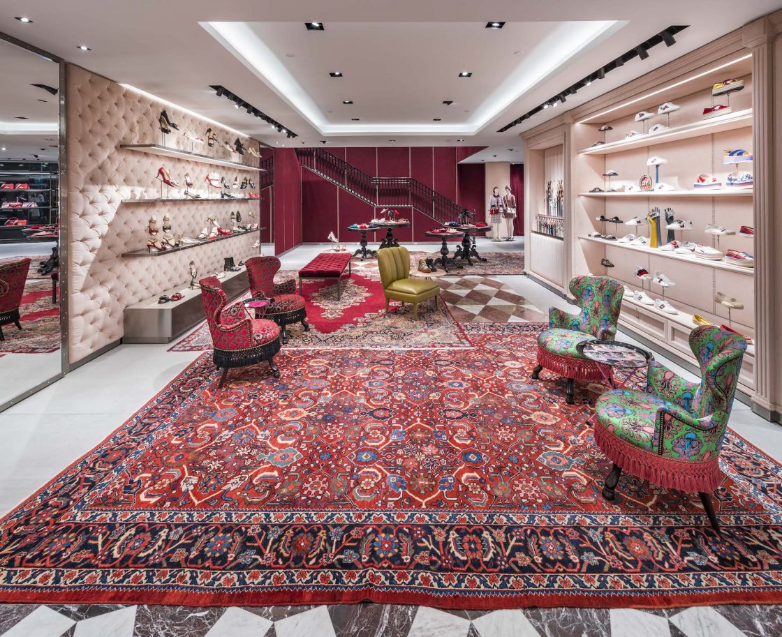 A visual tour through the newly renovated Gucci Paragon boutique
