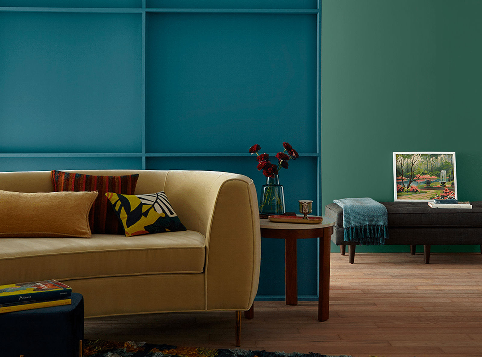 How to use blue-green, teal and turquoise in your home