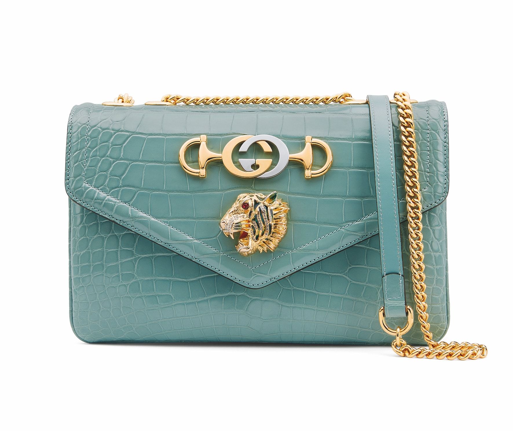 Gucci plays with a splendid tiger motif for its new Rajah bags