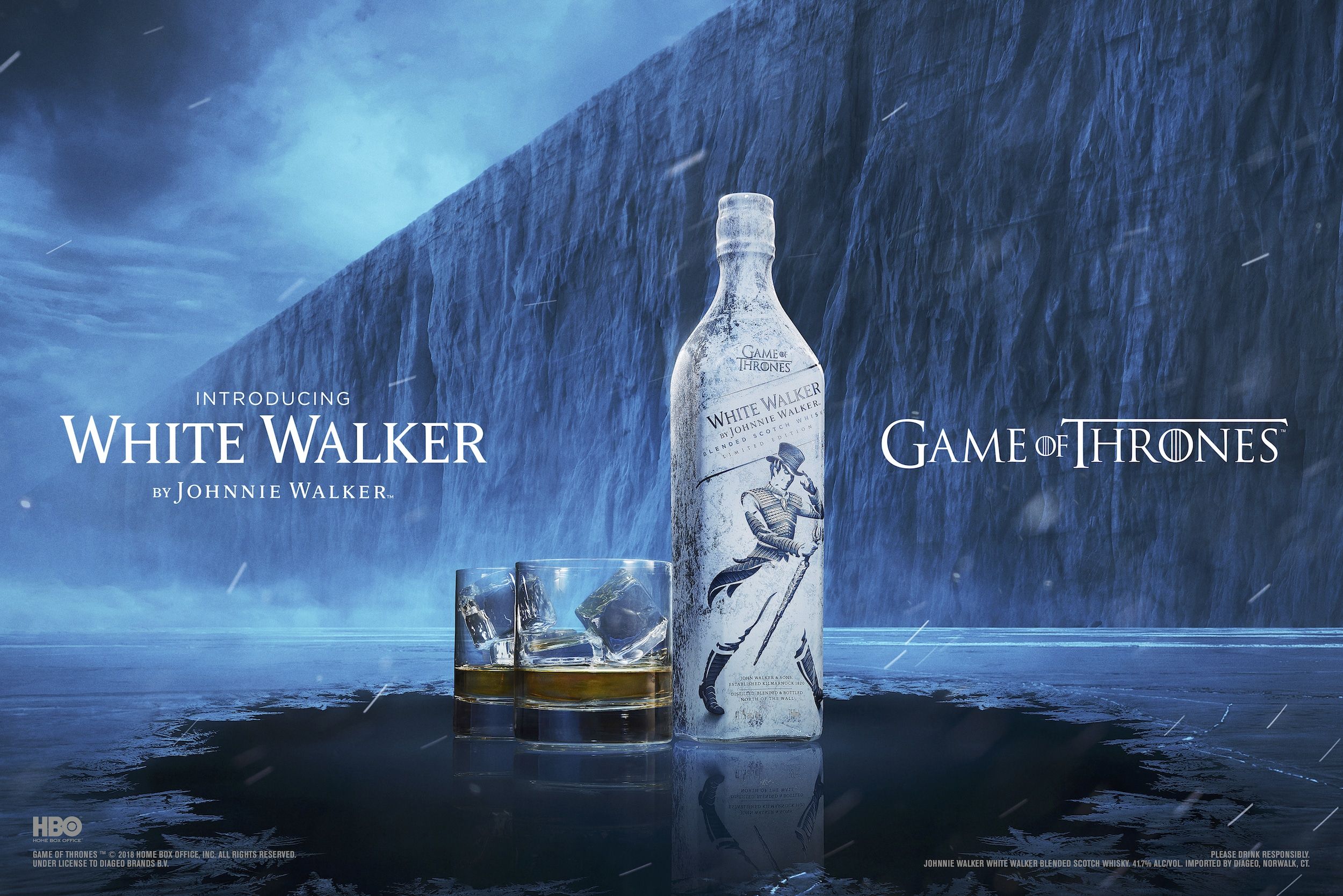 Enter the icy cold Westeros with the White Walker by Johnnie Walker