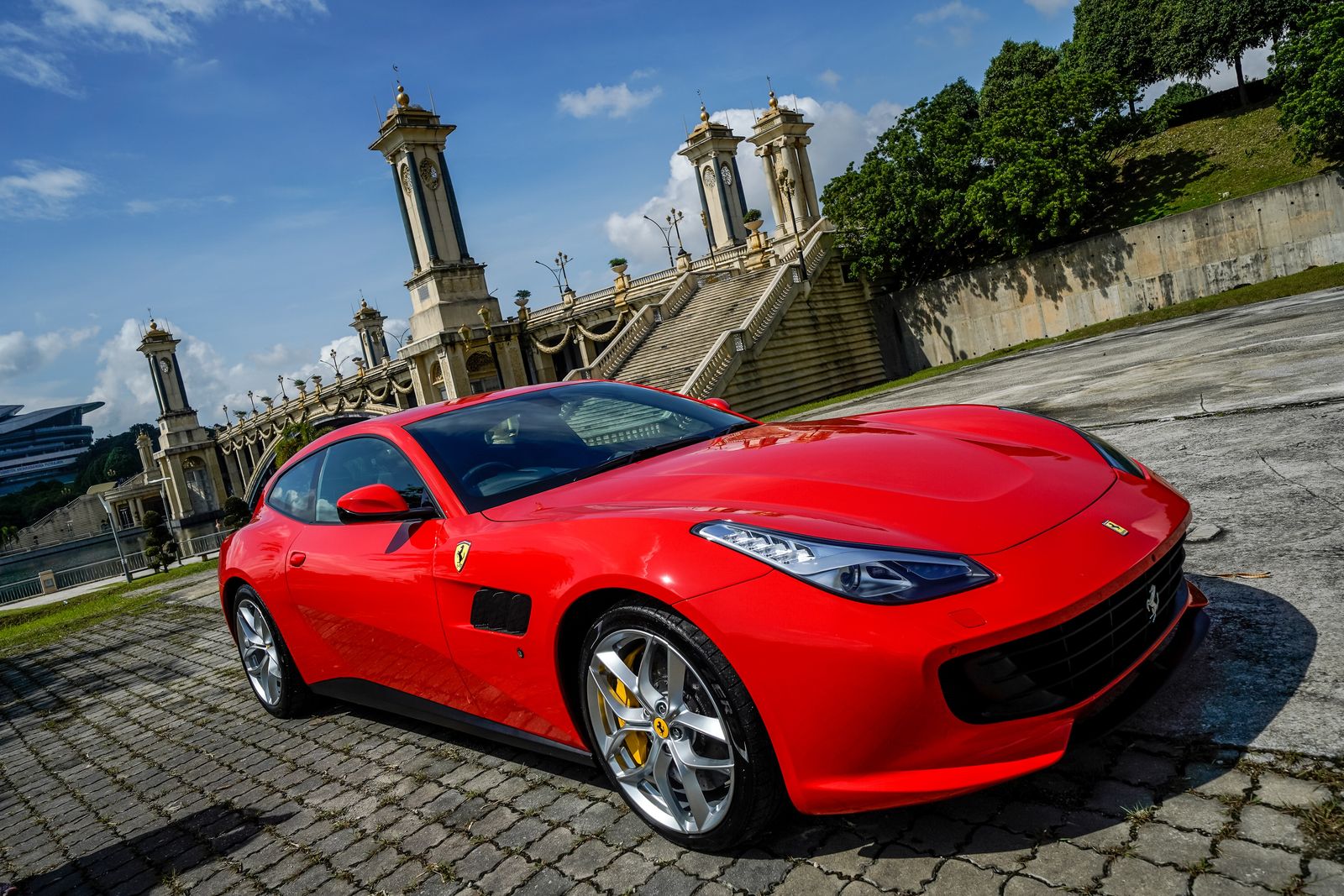 The Ferrari GTC4Lusso T is the prancing horse's first ever four-seater V8