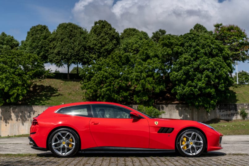 The Ferrari GTC4Lusso T is the prancing horse's first ever four-seater V8