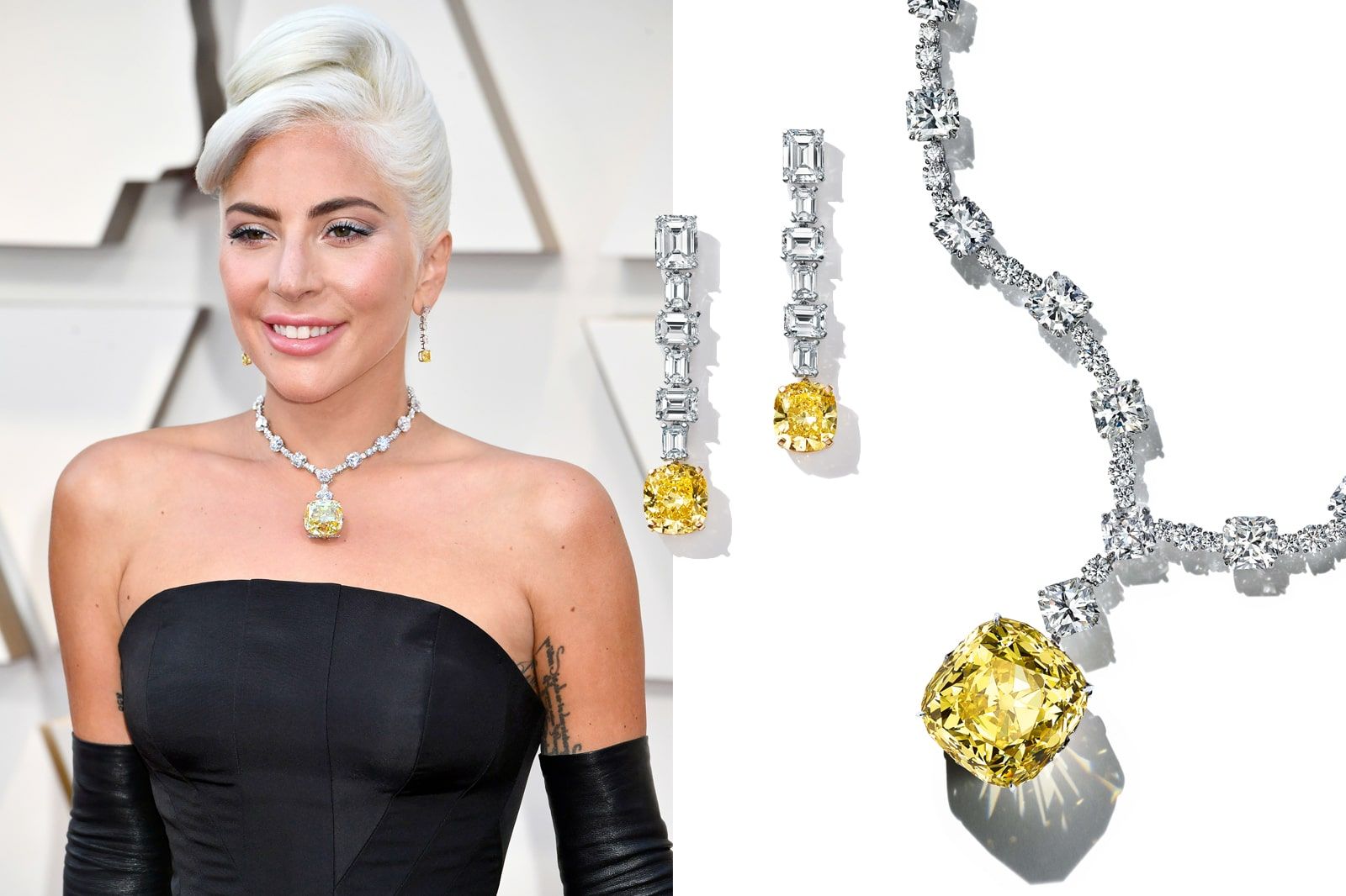 Oscars 2019: Lady Gaga makes history with the world's largest yellow ...
