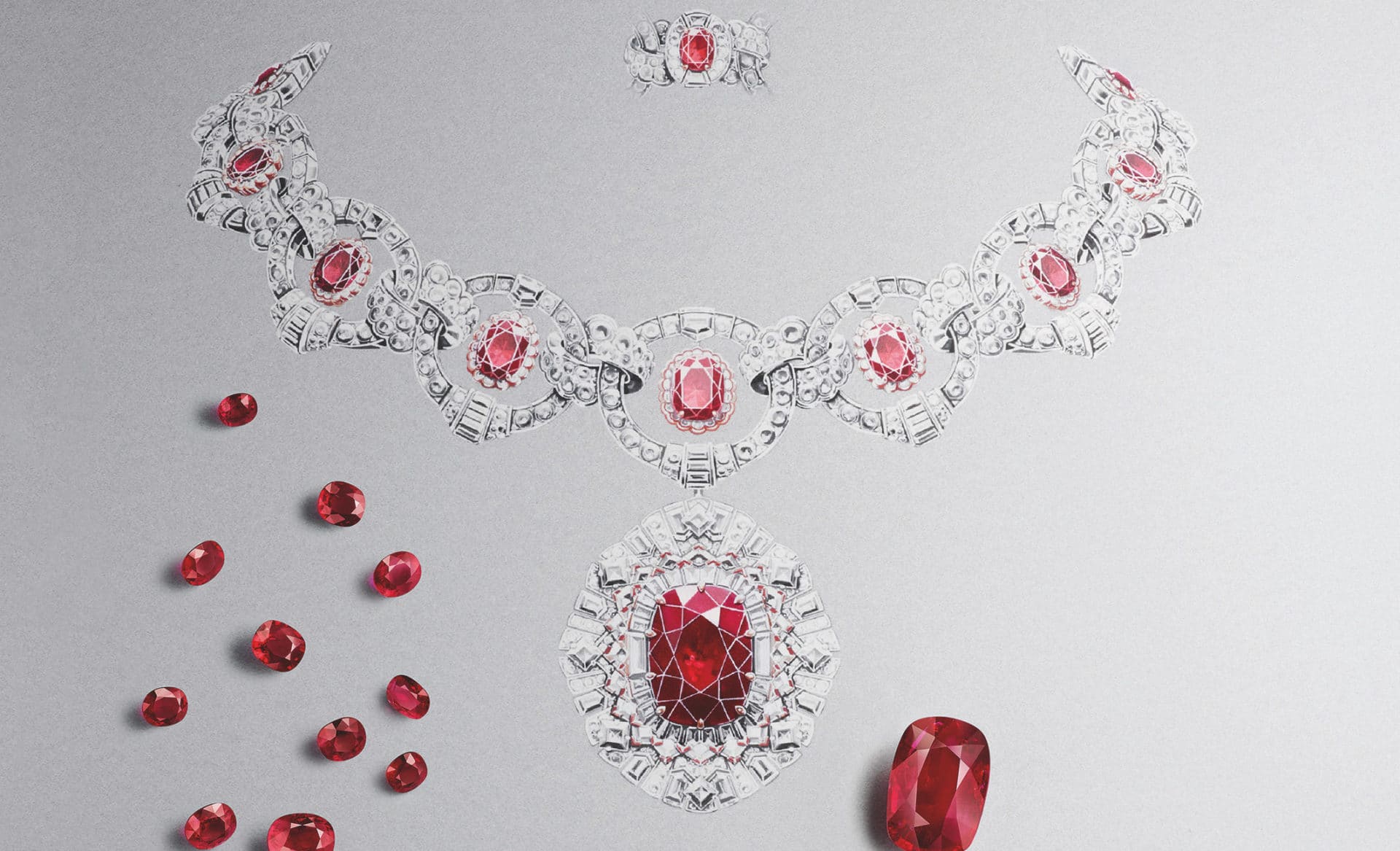 The Van Cleef & Arpels Treasure of Rubies is a ravishing tribute to the gem