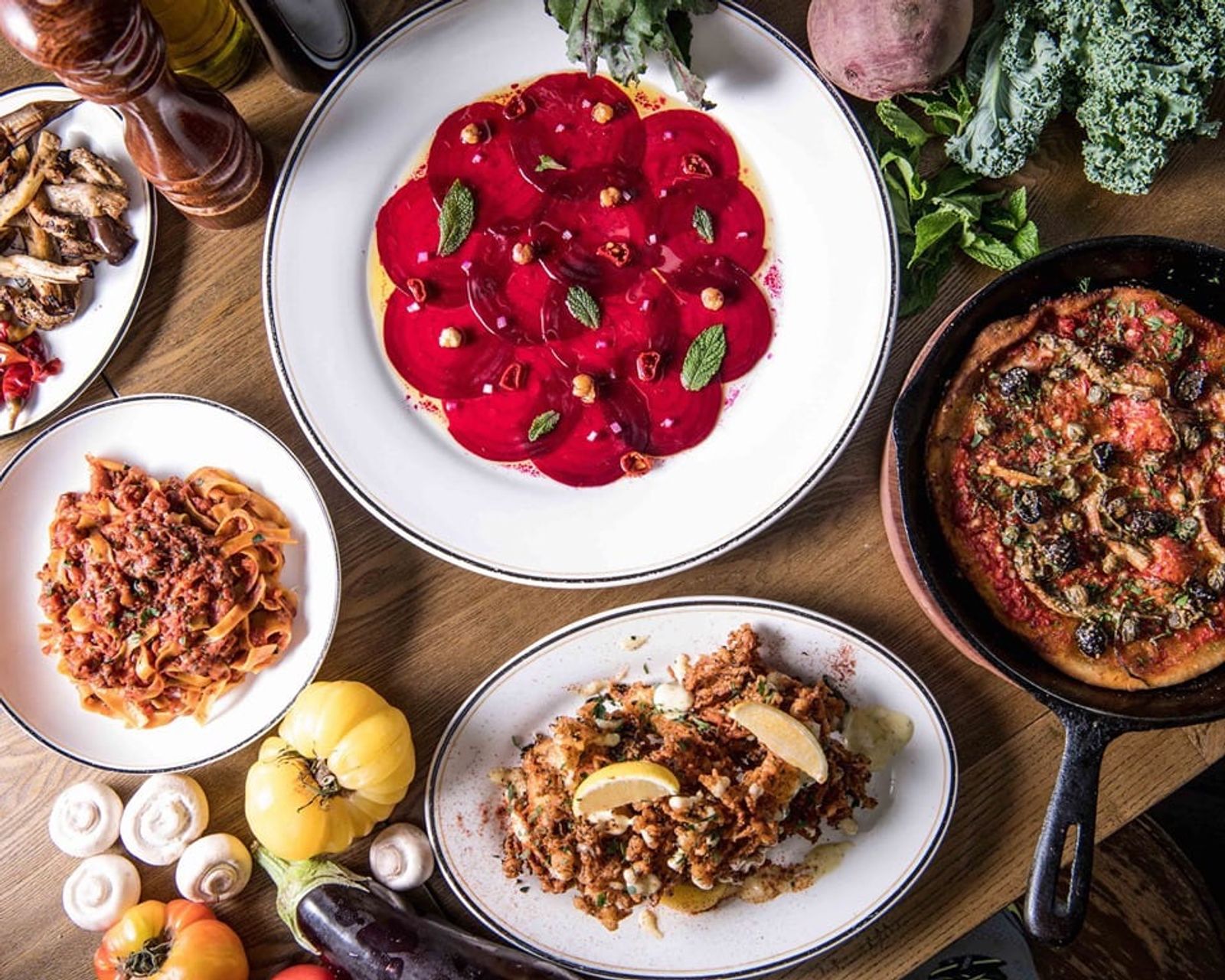 New Eats: Meat-free menus, from Omnipork dim sum to eggplant Bolognese