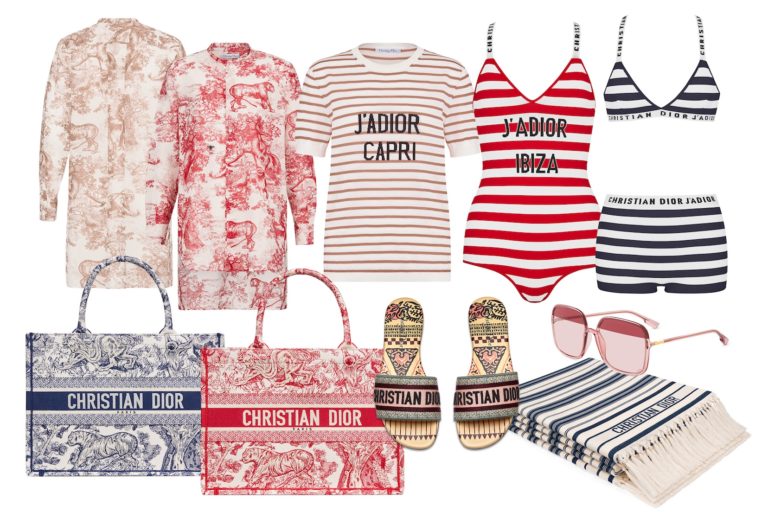 Dior's beachwear collection hits the shores of Ibiza and Porto Cervo