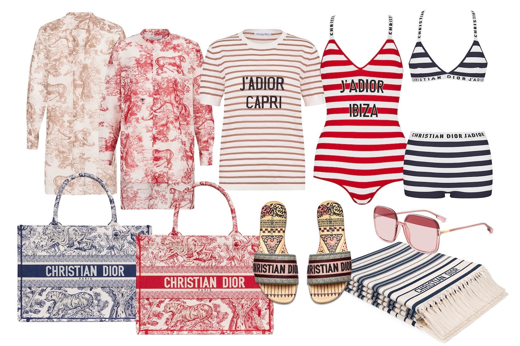 Dior's beachwear collection hits the shores of Ibiza and Porto Cervo