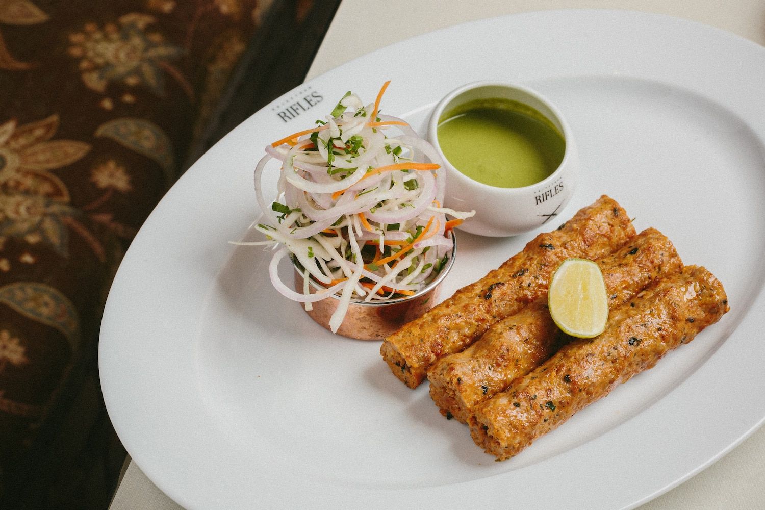 Inside Rajasthan Rifles, an Anglo-Indian mess hall at The Peak