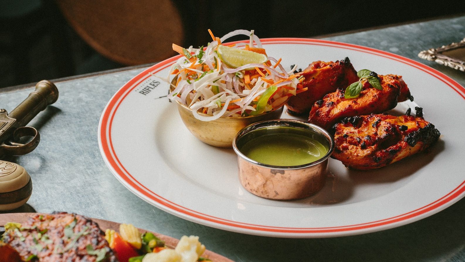 Inside Rajasthan Rifles, an Anglo-Indian mess hall at The Peak