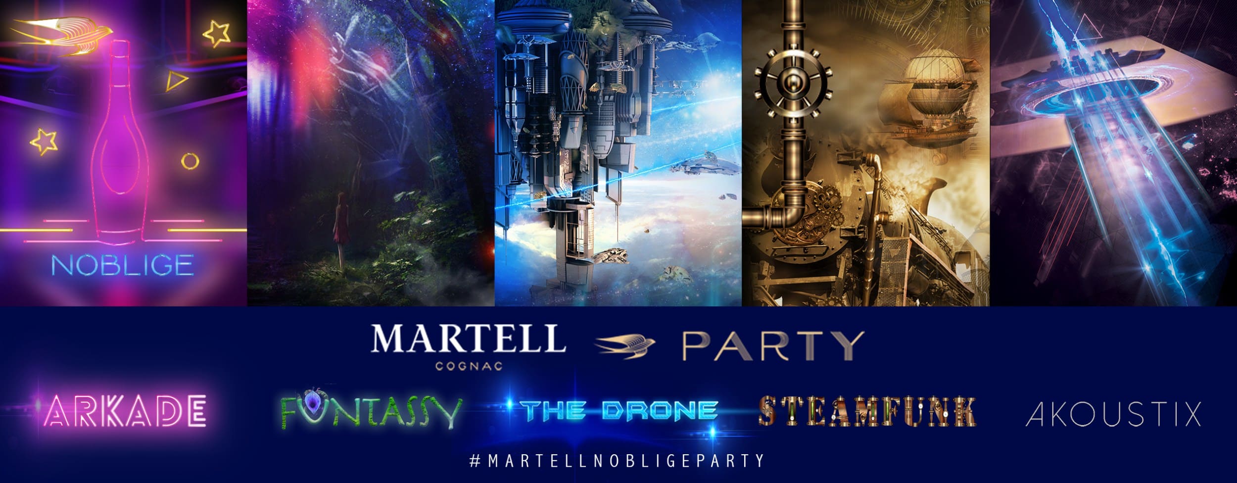 The Martell Noblige Party series returns with five themes in clubs all over Malaysia