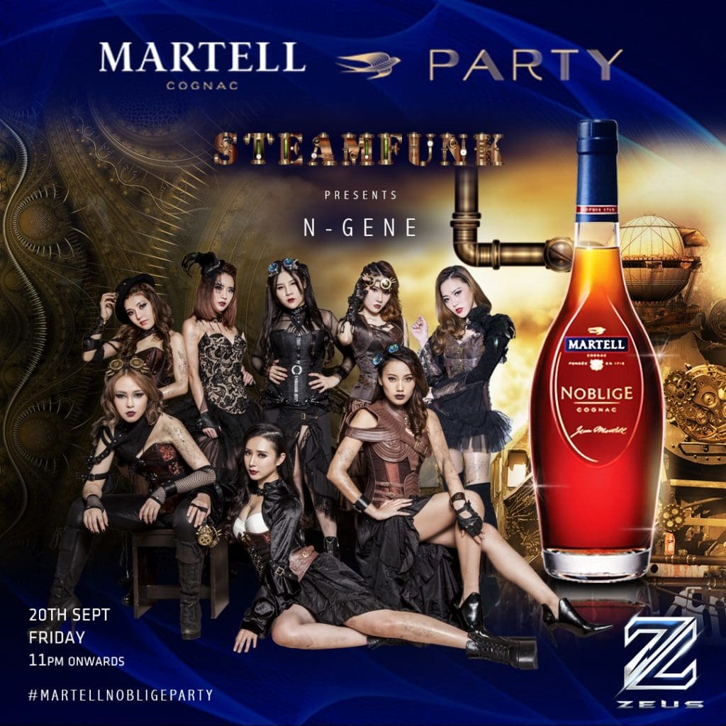 The Martell Noblige Party series returns with five themes in clubs all ...