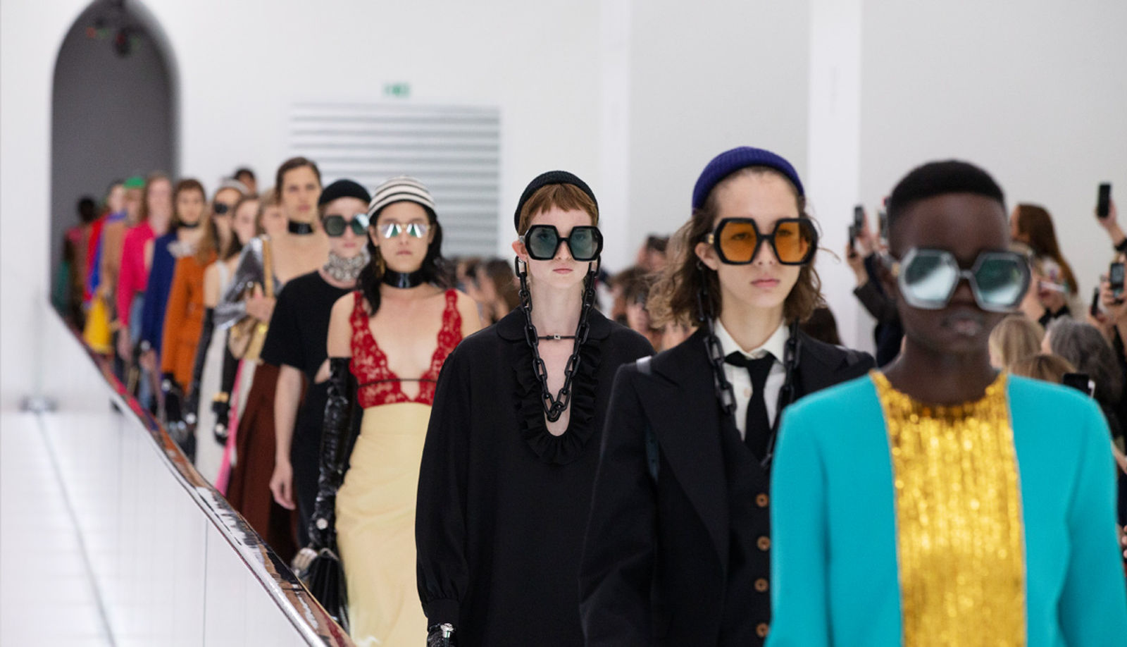 No dismembered heads in sight, Gucci SS20 presents sultrier silhouettes