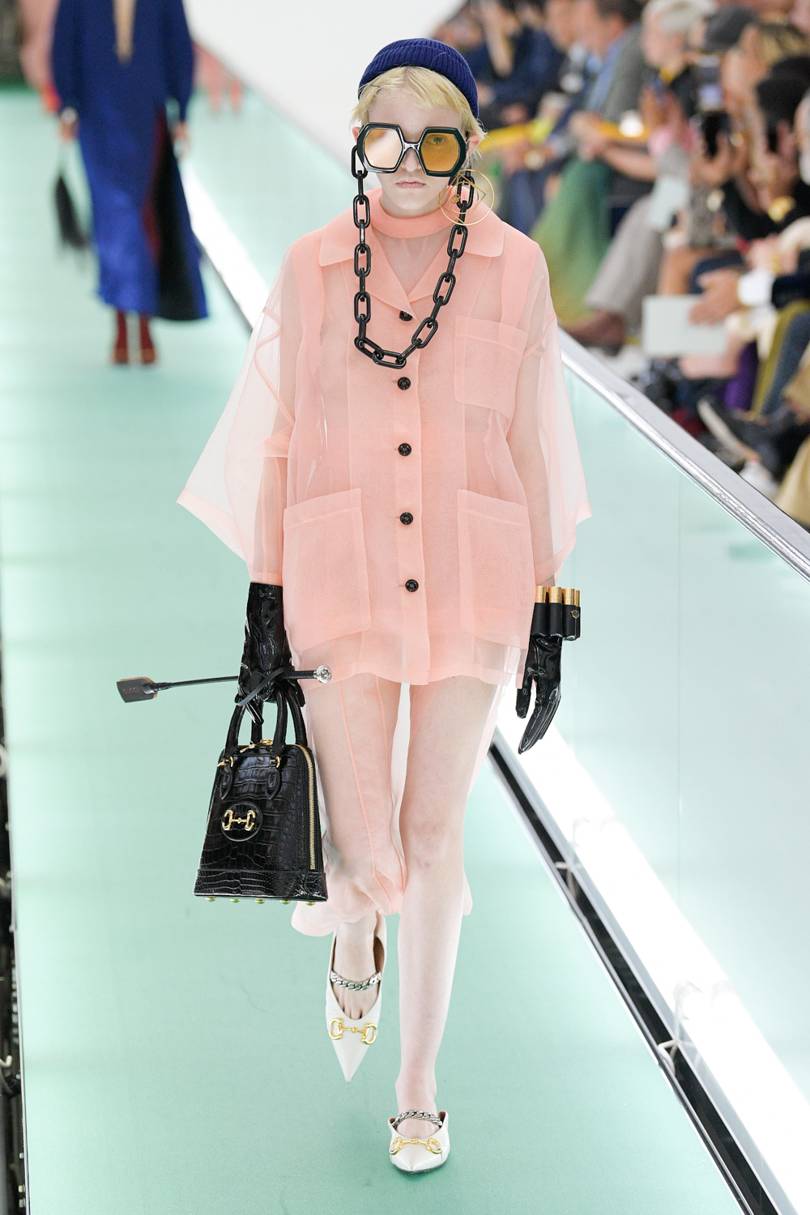 No dismembered heads in sight, Gucci SS20 presents sultrier silhouettes