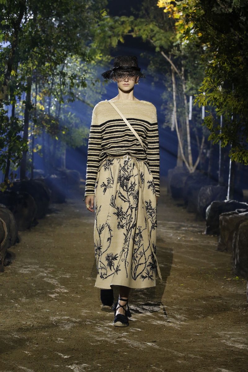 Sustainable fabrics made from foraged leaves take centre stage in Dior ...