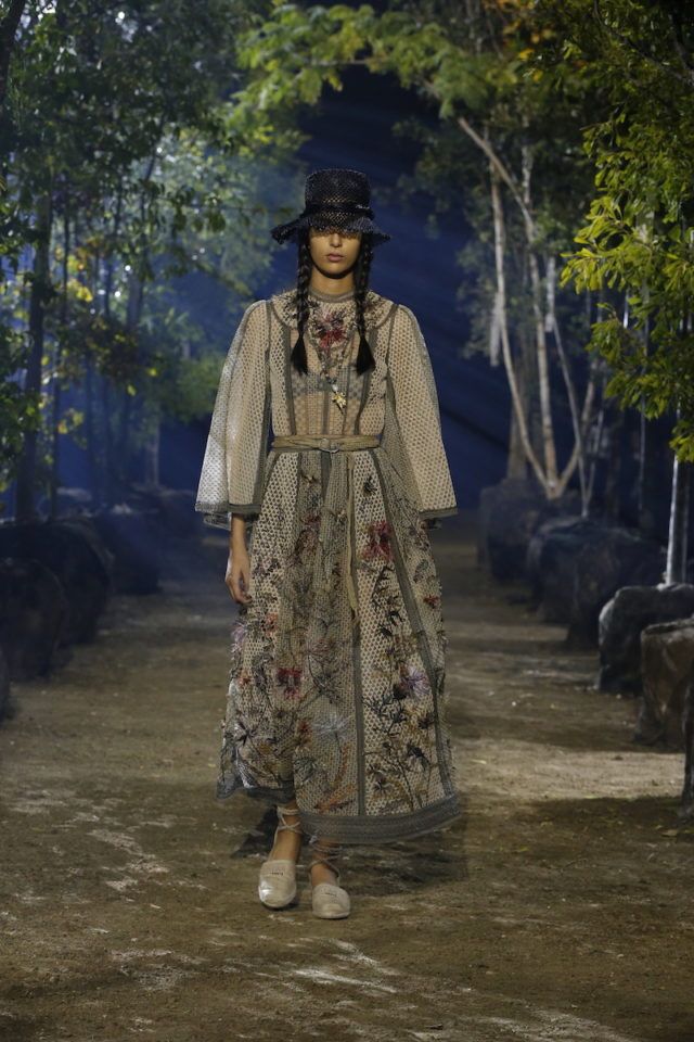 Sustainable fabrics made from foraged leaves take centre stage in Dior ...