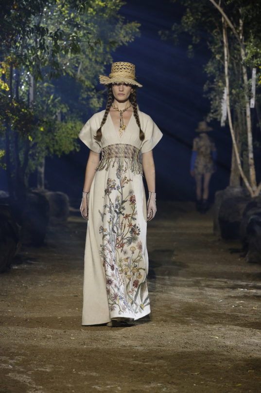 Sustainable fabrics made from foraged leaves take centre stage in Dior ...