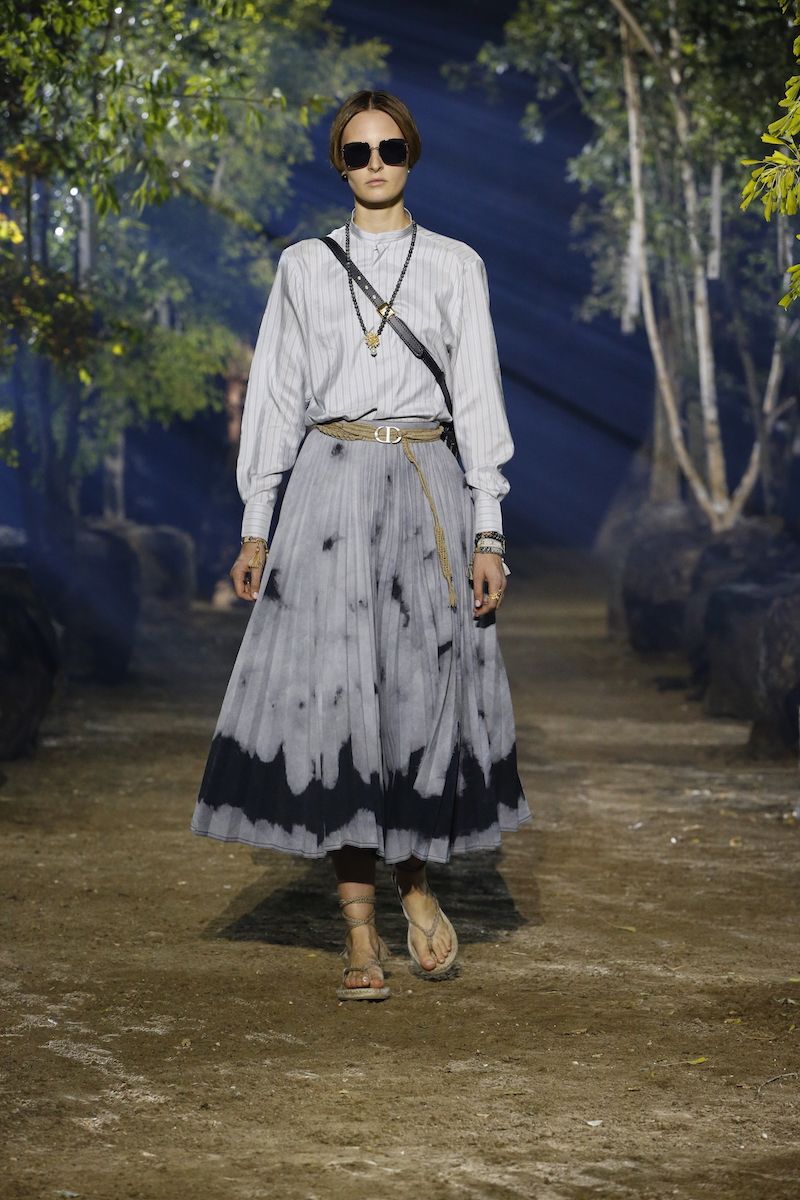Sustainable fabrics made from foraged leaves take centre stage in Dior ...