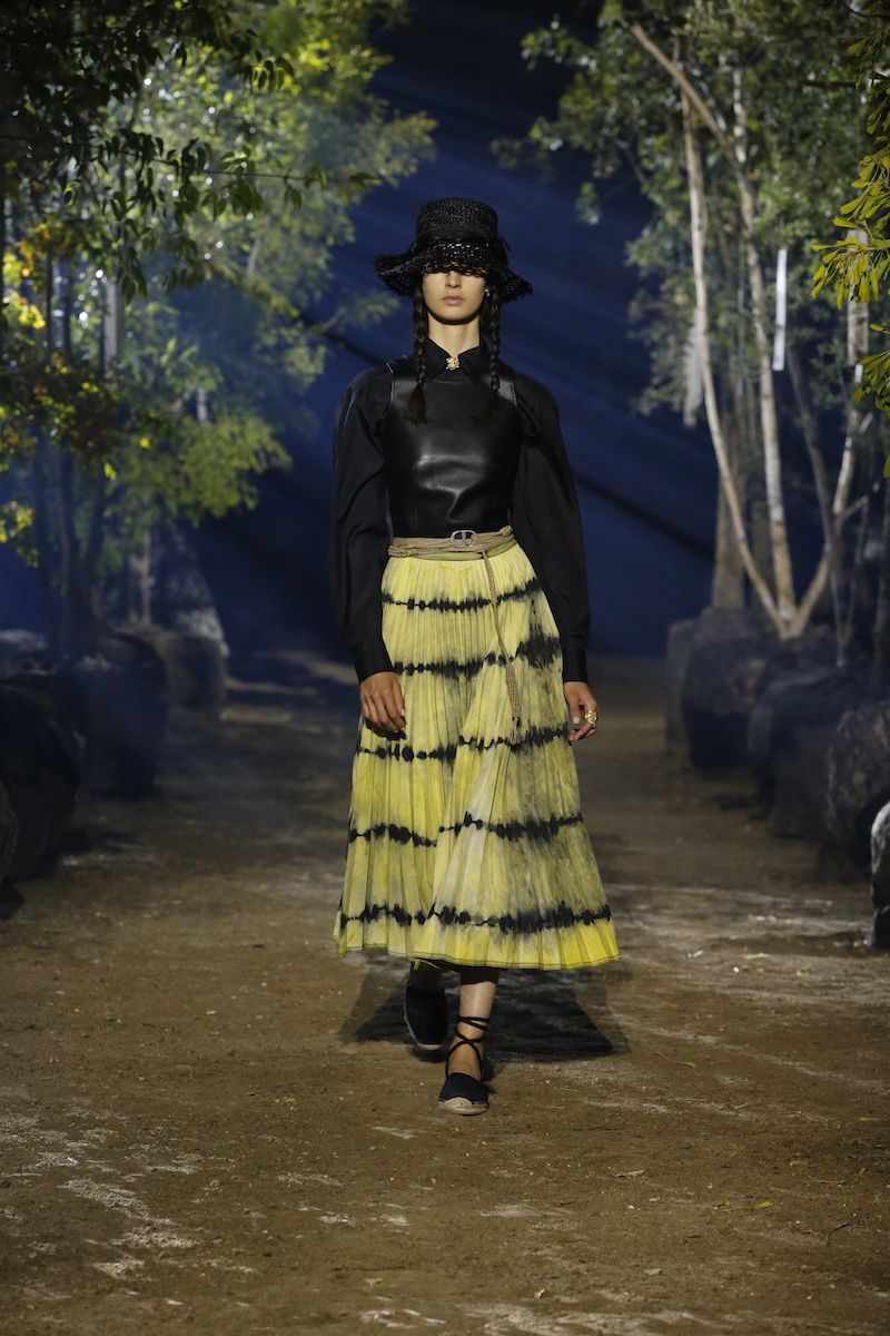 Sustainable fabrics made from foraged leaves take centre stage in Dior ...