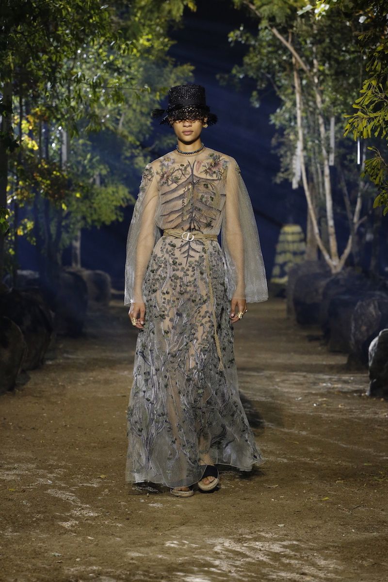 Sustainable fabrics made from foraged leaves take centre stage in Dior ...