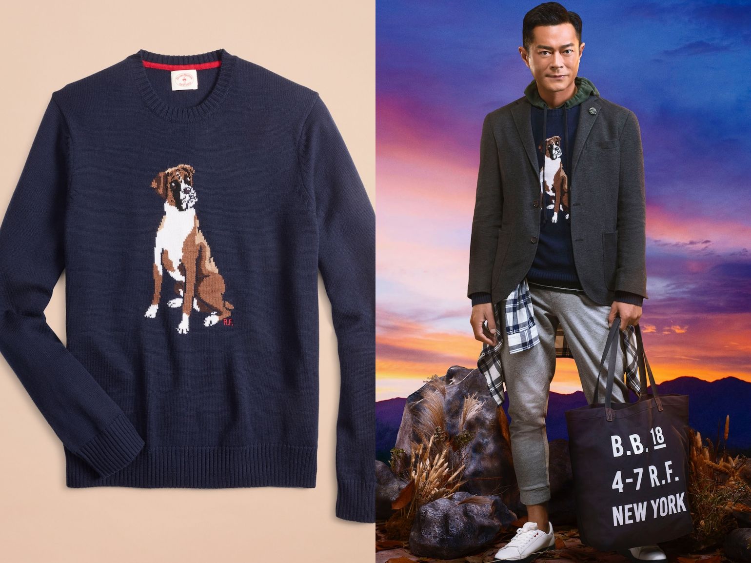 Brooks Brothers, America's iconic label, strikes a relaxed pose for FW2019