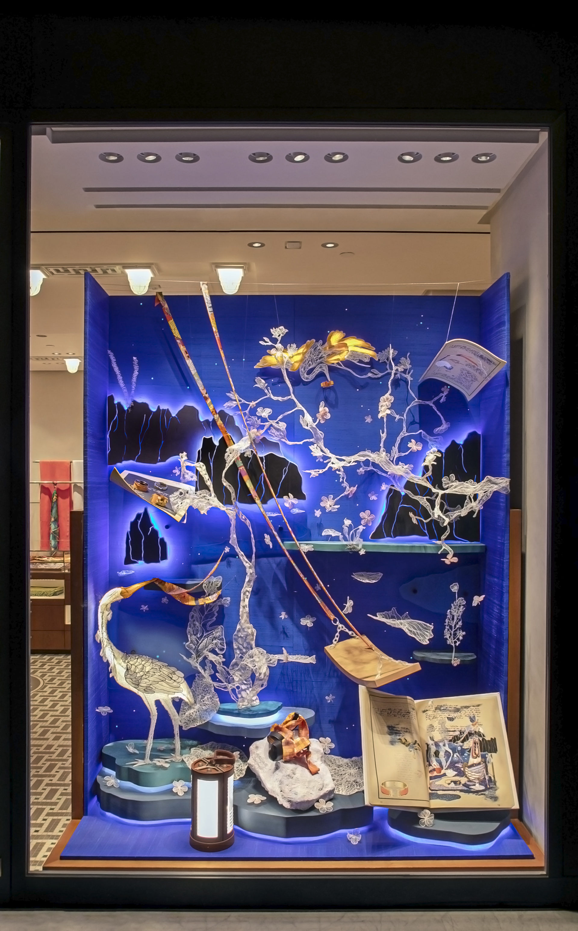 Hermès collaborates with Indian artist Sumakshi Singh for store window
