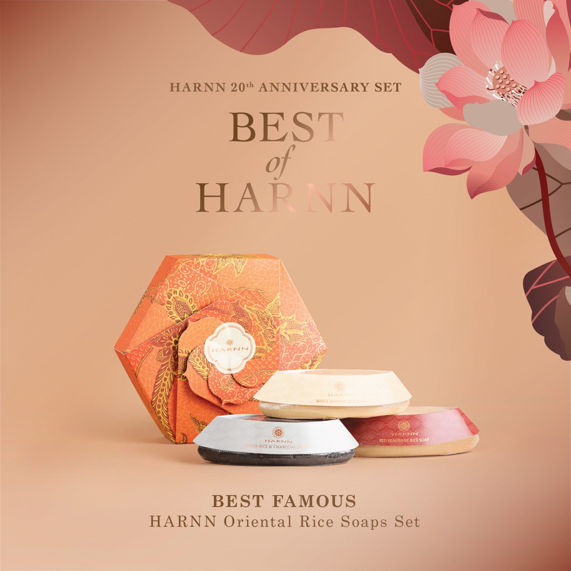 Top 5 products from Harnn, the biggest Thai skincare brand
