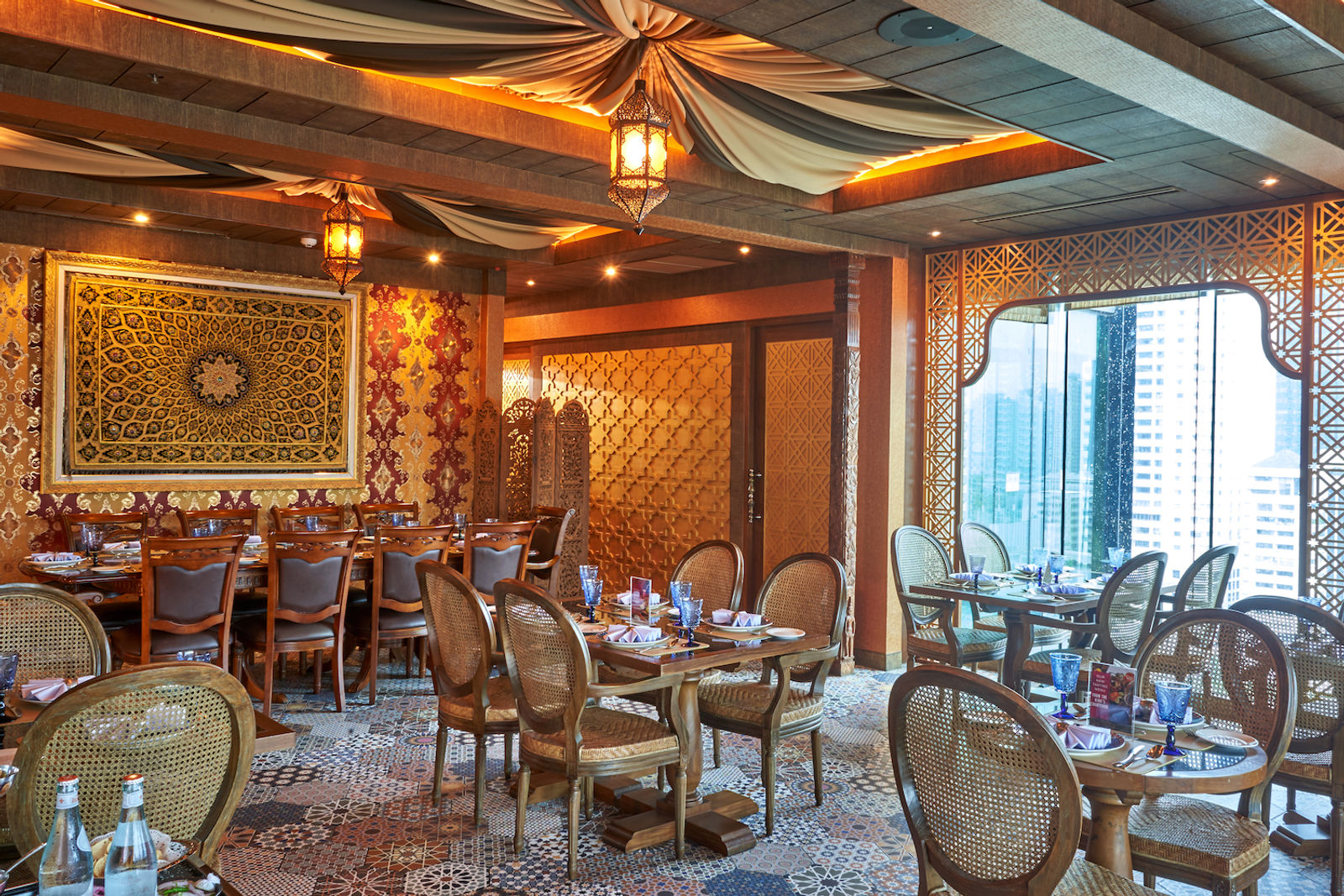 Bawarchi Rooftop offers Aladin's charm and scrumptious Indian fare