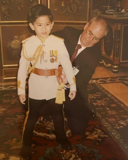 Prince Abdul Mateen dan Dayang Anisha Isa Kalebic selamat berkahwin