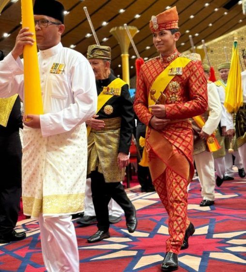 Prince Abdul Mateen dan Dayang Anisha Isa Kalebic selamat berkahwin