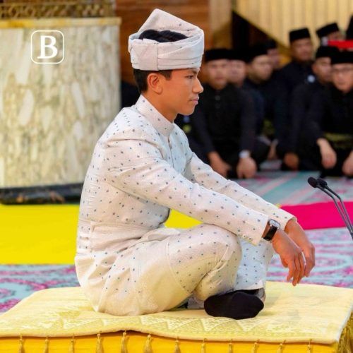 Prince Abdul Mateen dan Dayang Anisha Isa Kalebic selamat berkahwin