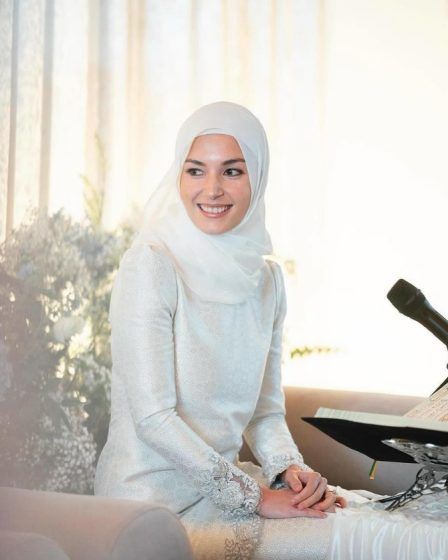 Prince Abdul Mateen dan Dayang Anisha Isa Kalebic selamat berkahwin
