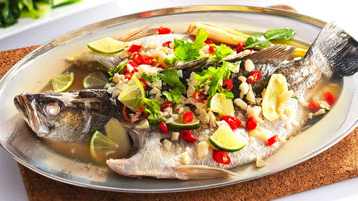 Siakap stim limau, ini resepi siakap stim limau mudah dan sedap!