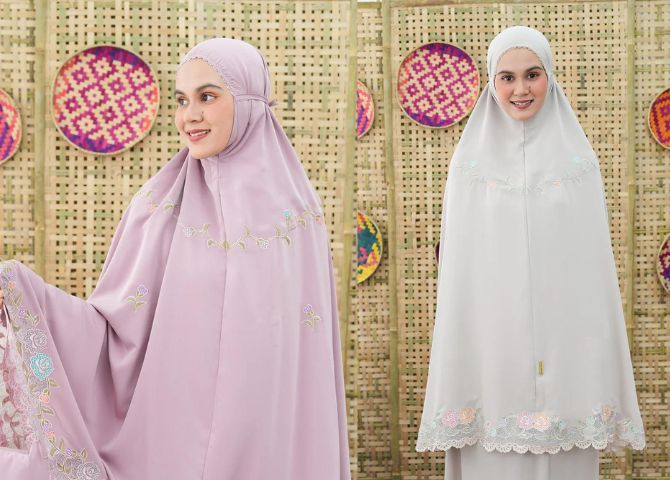 Telekung selesa dan berkualiti untuk dibawa solat Ramadan kali ini!