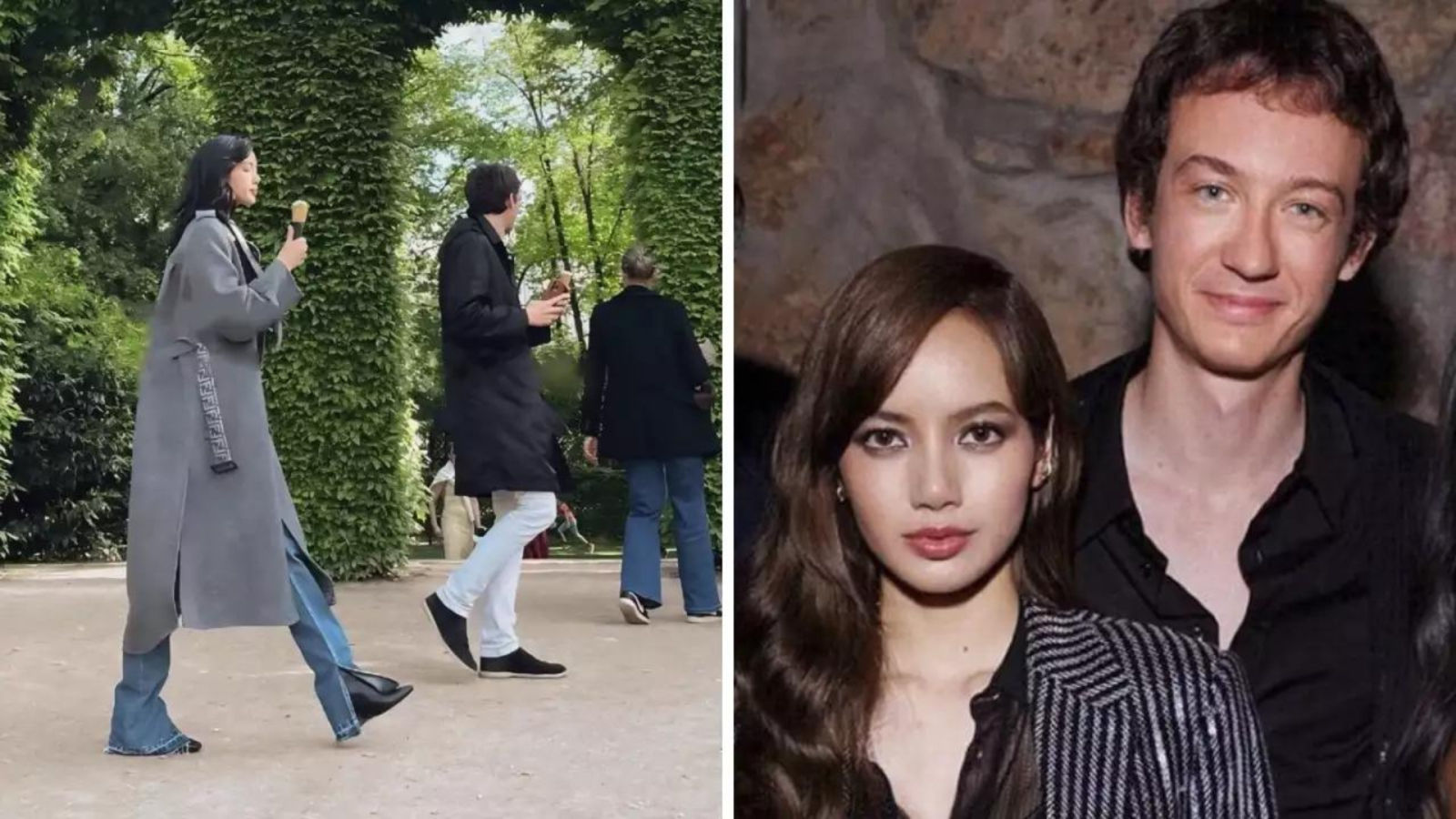Lisa dan Frederic dilihat berpacaran di Taman di Paris