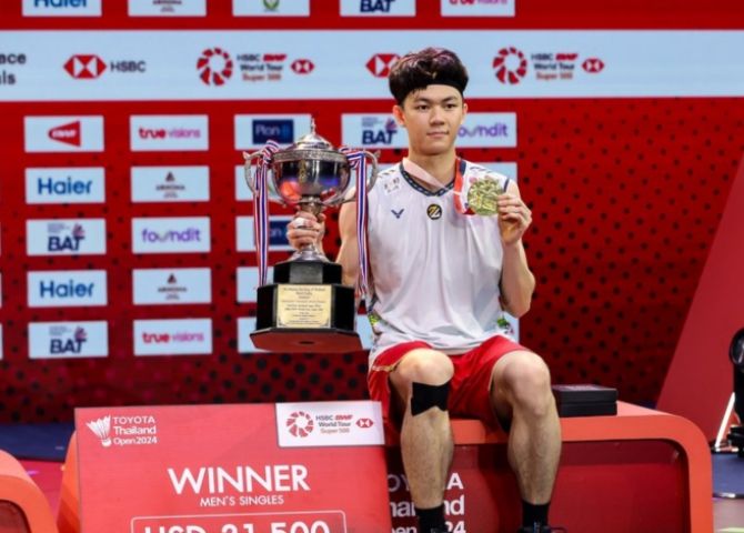 Berita Lee Zii Jia muncul juara Terbuka Thailand 2024