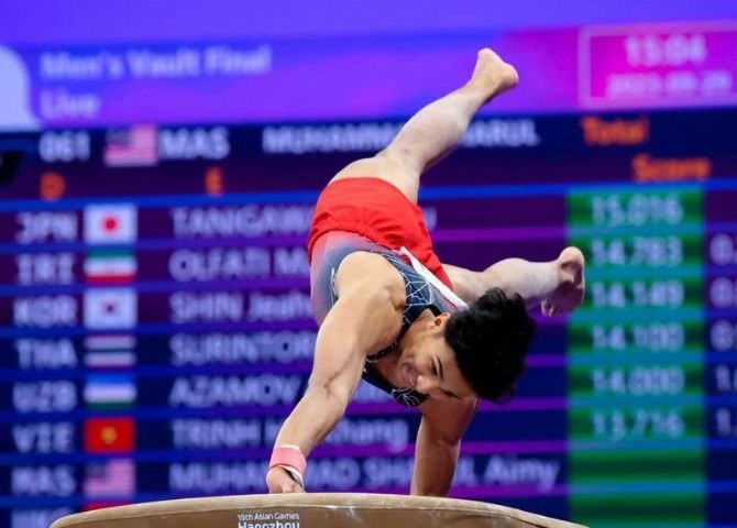 Muhammad Sharul Aimy lakar sejarah rangkul pingat kejohanan Asia