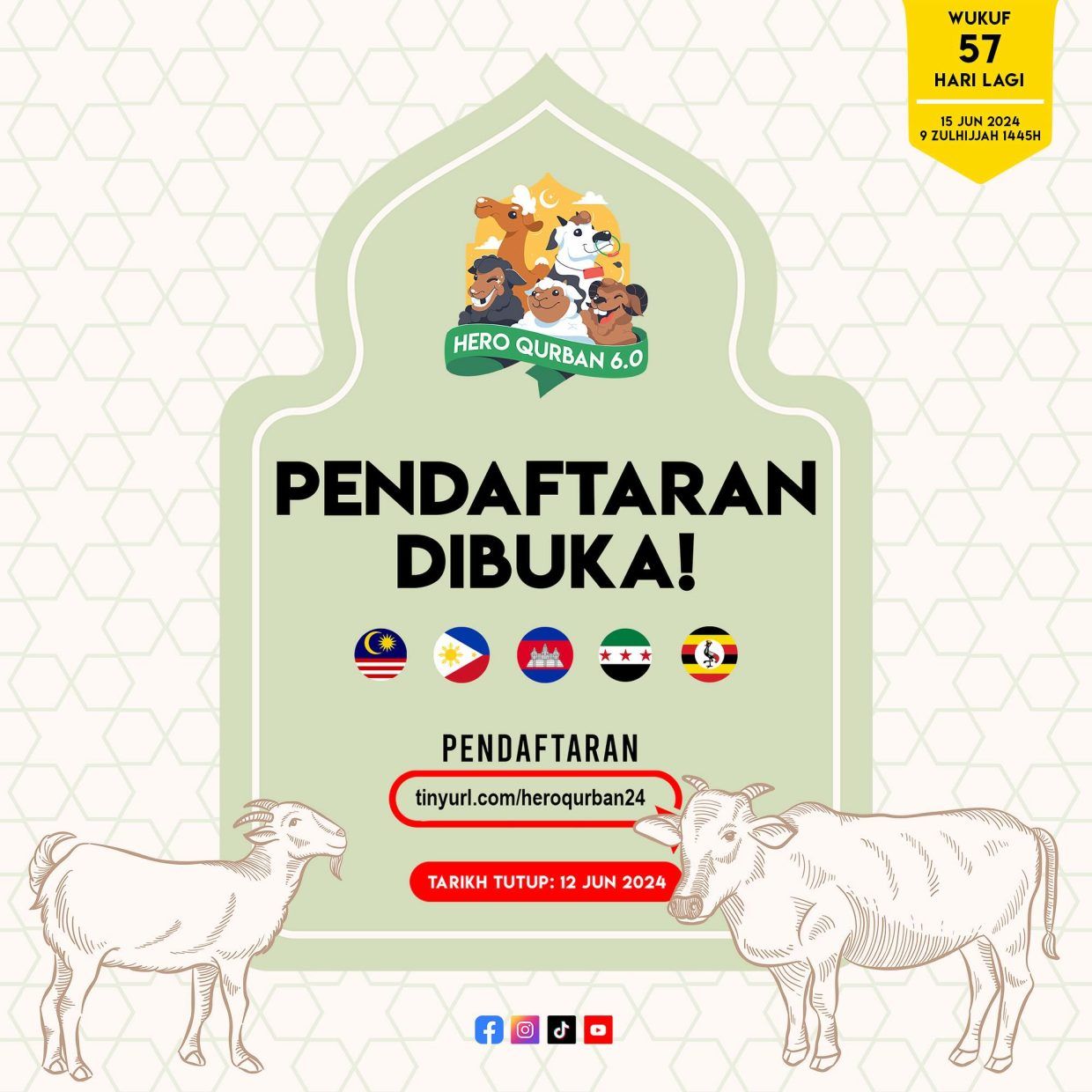 Hari Raya Korban: 7 tempat untuk tunaikan ibadah korban di luar negara