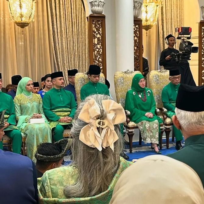 Tengku Muhammad selamat bernikah dengan Tengku Natasya Adnan