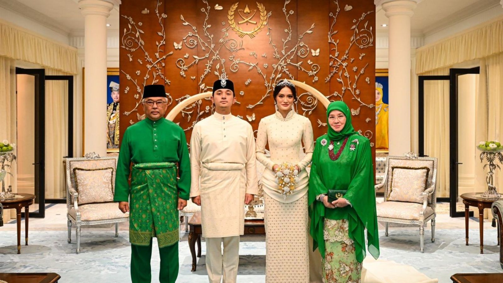 Tengku Muhammad selamat bernikah dengan Tengku Natasya Adnan